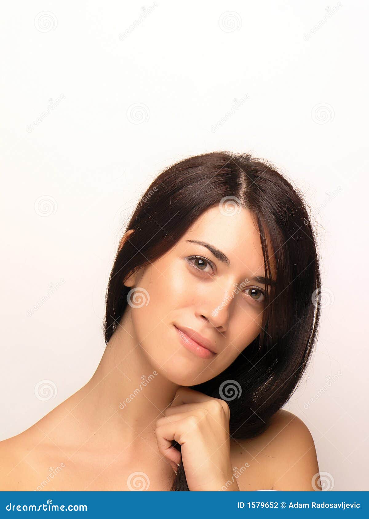 Beautiful Woman Face stock photo. Image of happines, females - 1579652