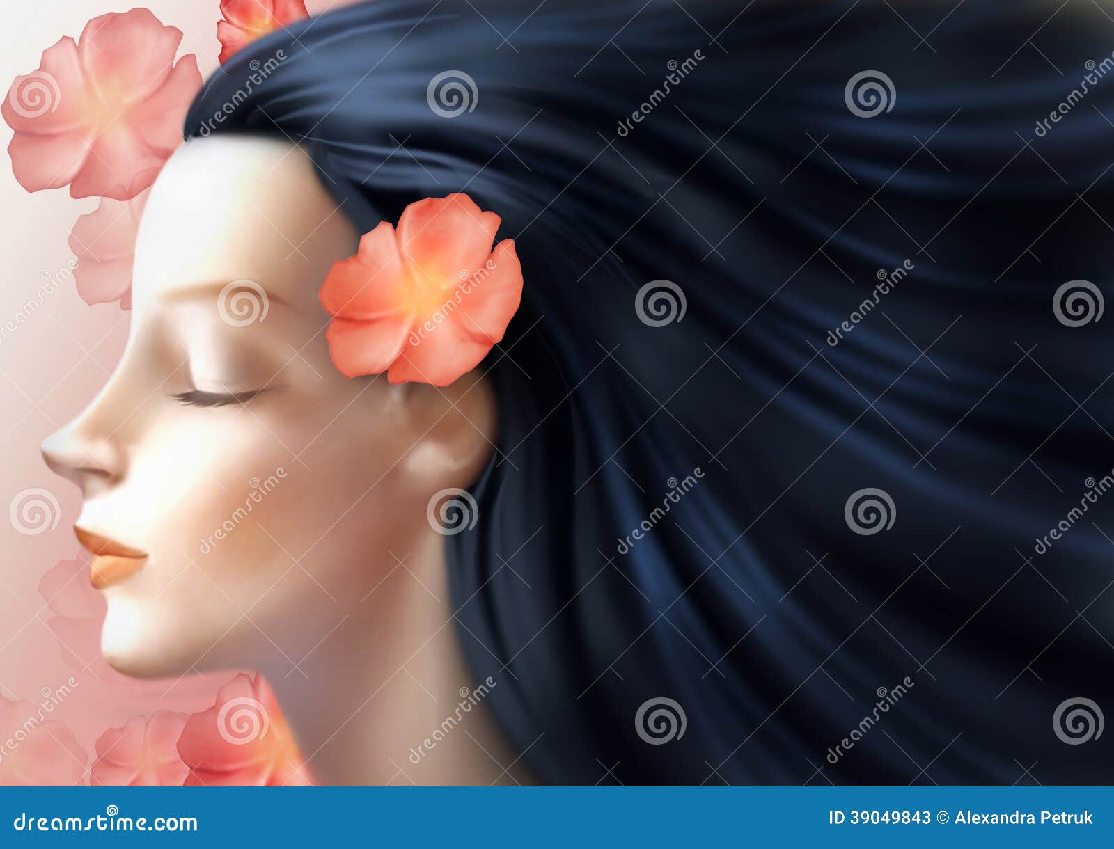 Beautiful Tender Face Stock Illustrations – 2,089 Beautiful Tender Face ...