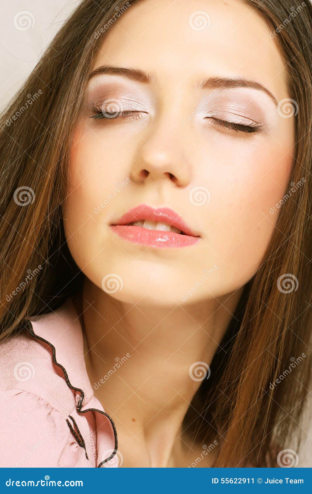 Beautiful woman face stock image. Image of wellness, person - 55622911