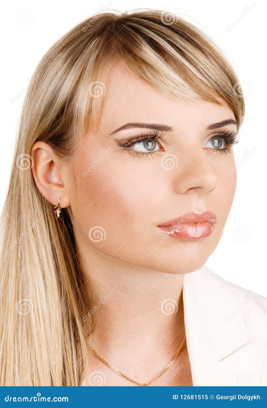 Beautiful Woman Face Portrait Stock Image - Image of lady, face: 12681515
