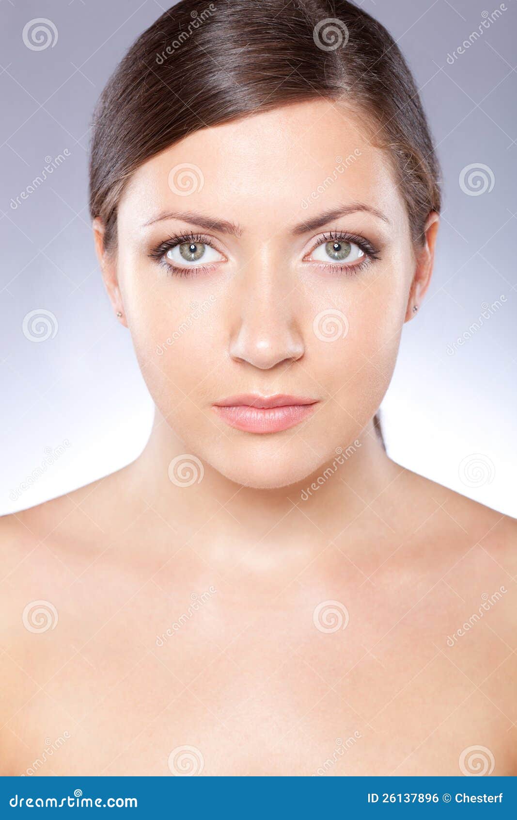 Beautiful Woman Face Portrait Stock Photo - Image of closeup, girl ...