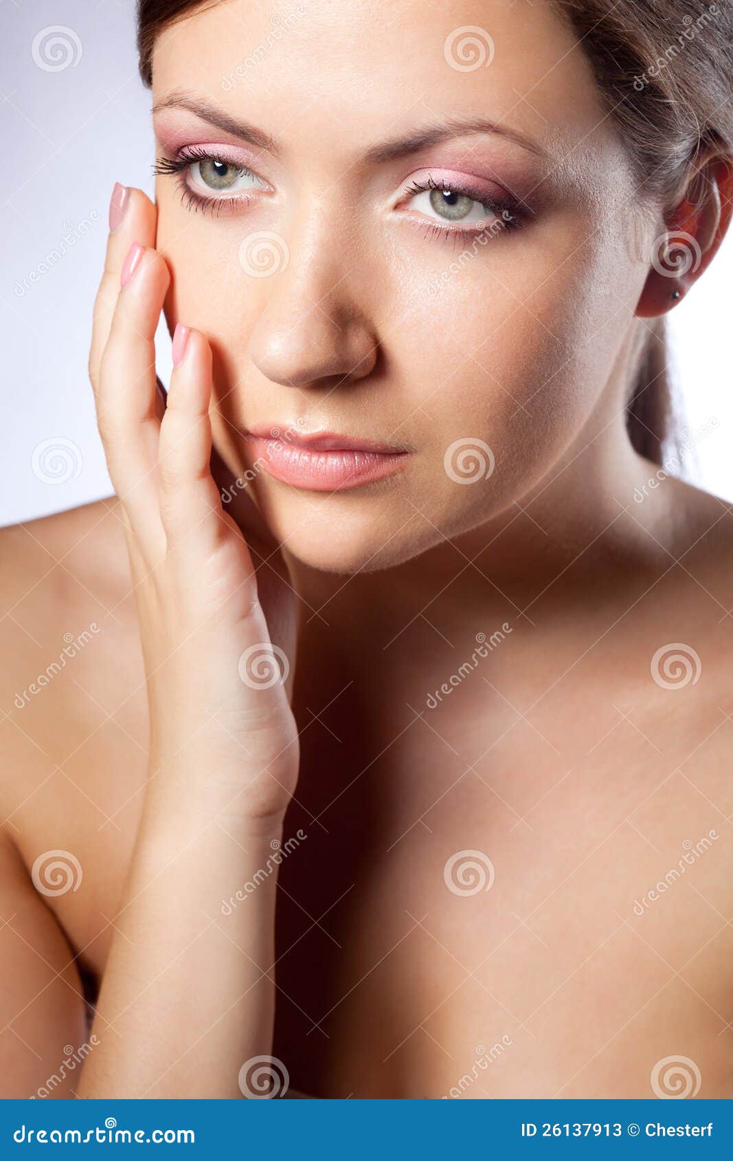 Beautiful Woman Face Portrait Stock Image - Image of body, natural ...