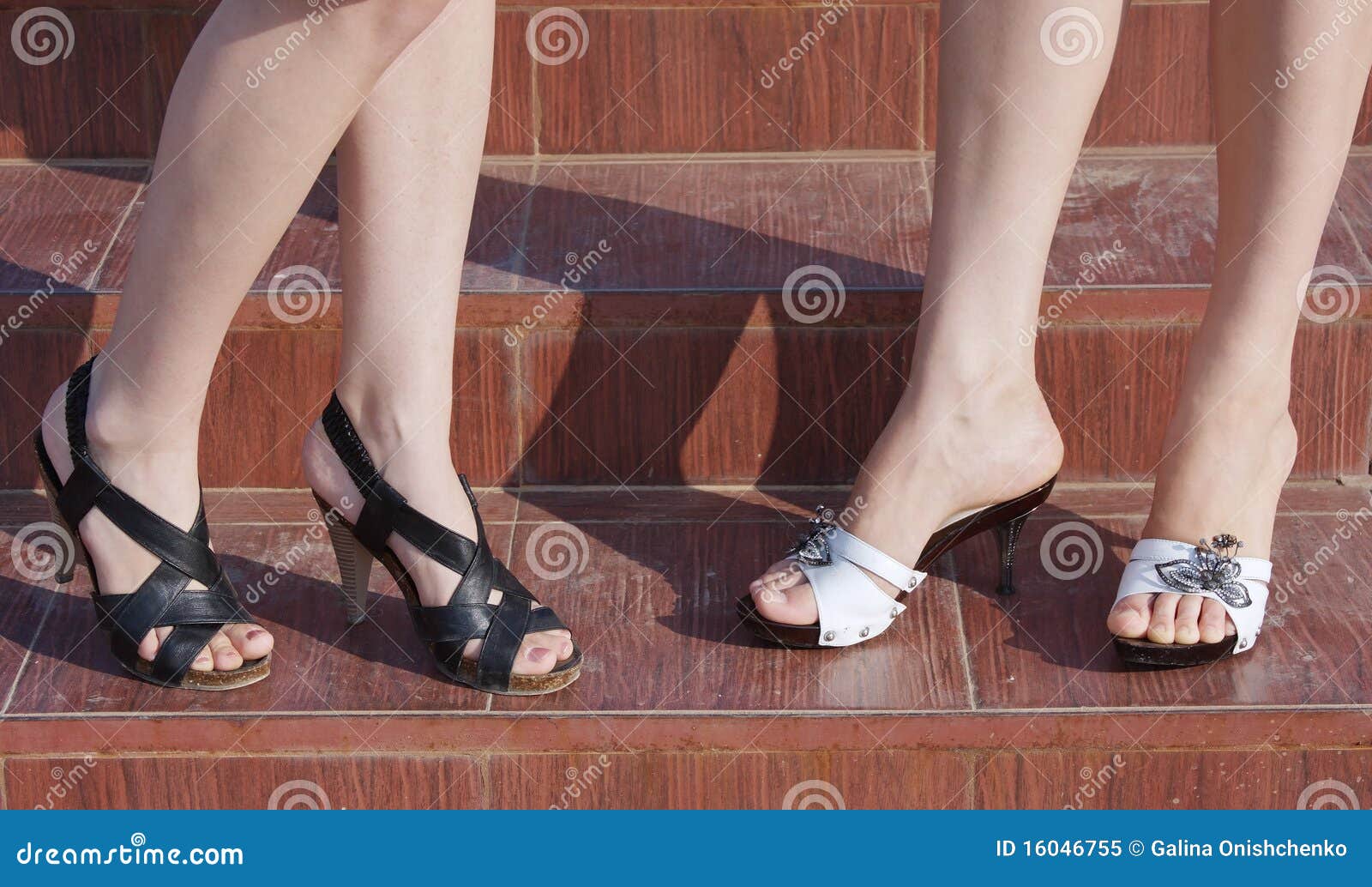 Beautiful woman feet are stock image. Image of shoe, feet - 16046755