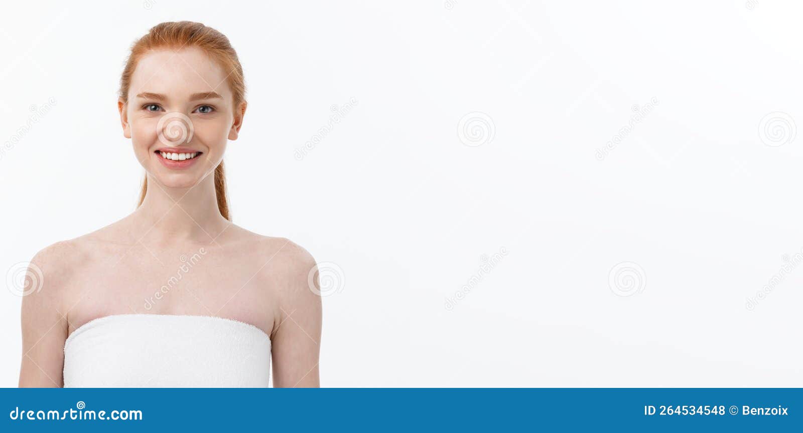 Beautiful Woman Female Skin Care Healthy Hair And Skin Close Up Face