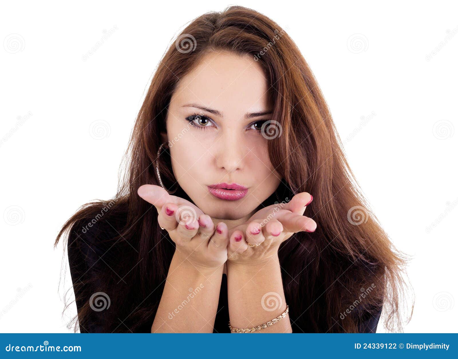 Beautiful Woman Giving Kiss Stock Photo - Image of adorable, hair: 24339122 Beautiful Woman Giving Kiss Stock Photo - Image of adorable, hair: 24339122