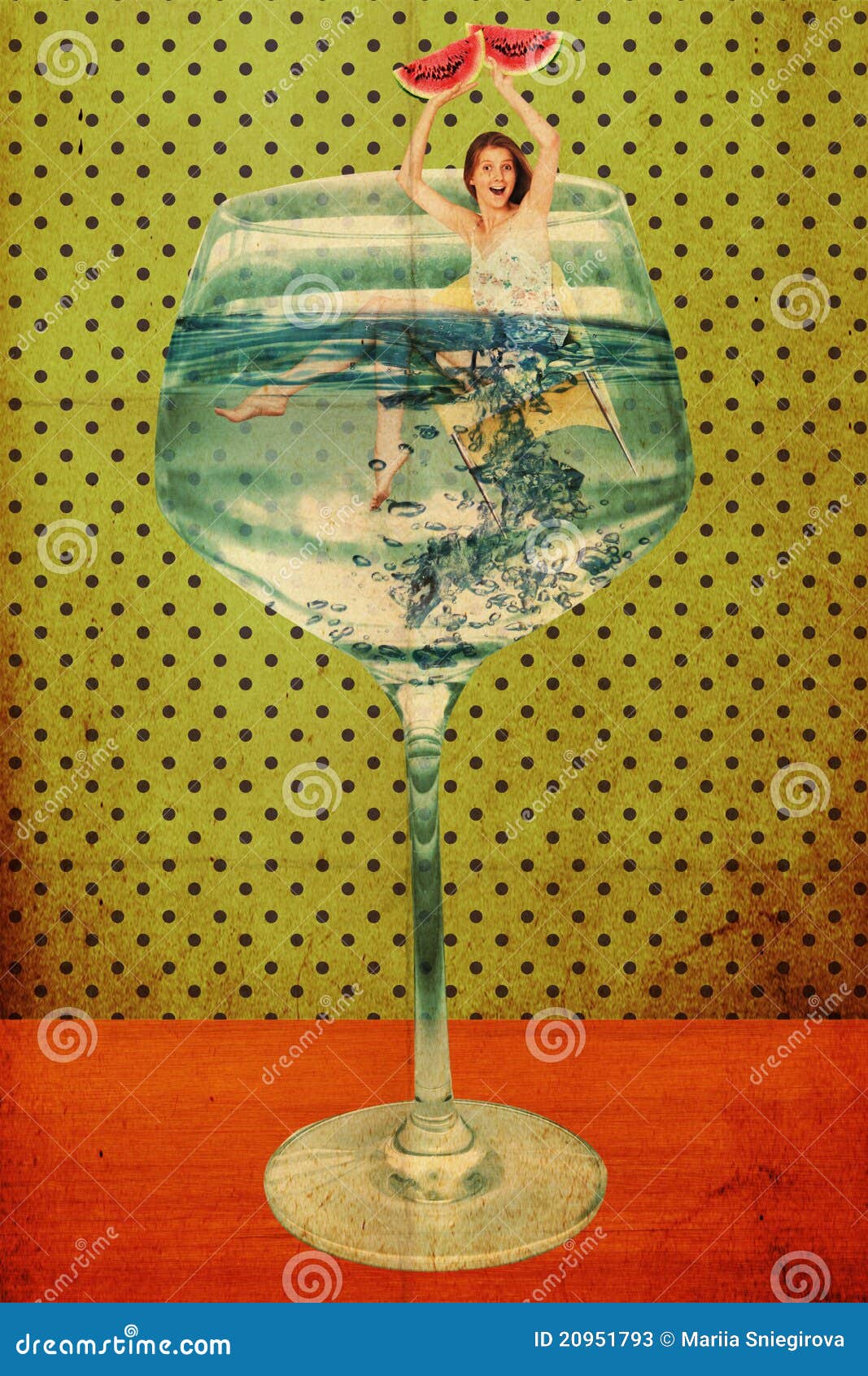 Beautiful woman in glass stock image. Image of compilation - 20951793