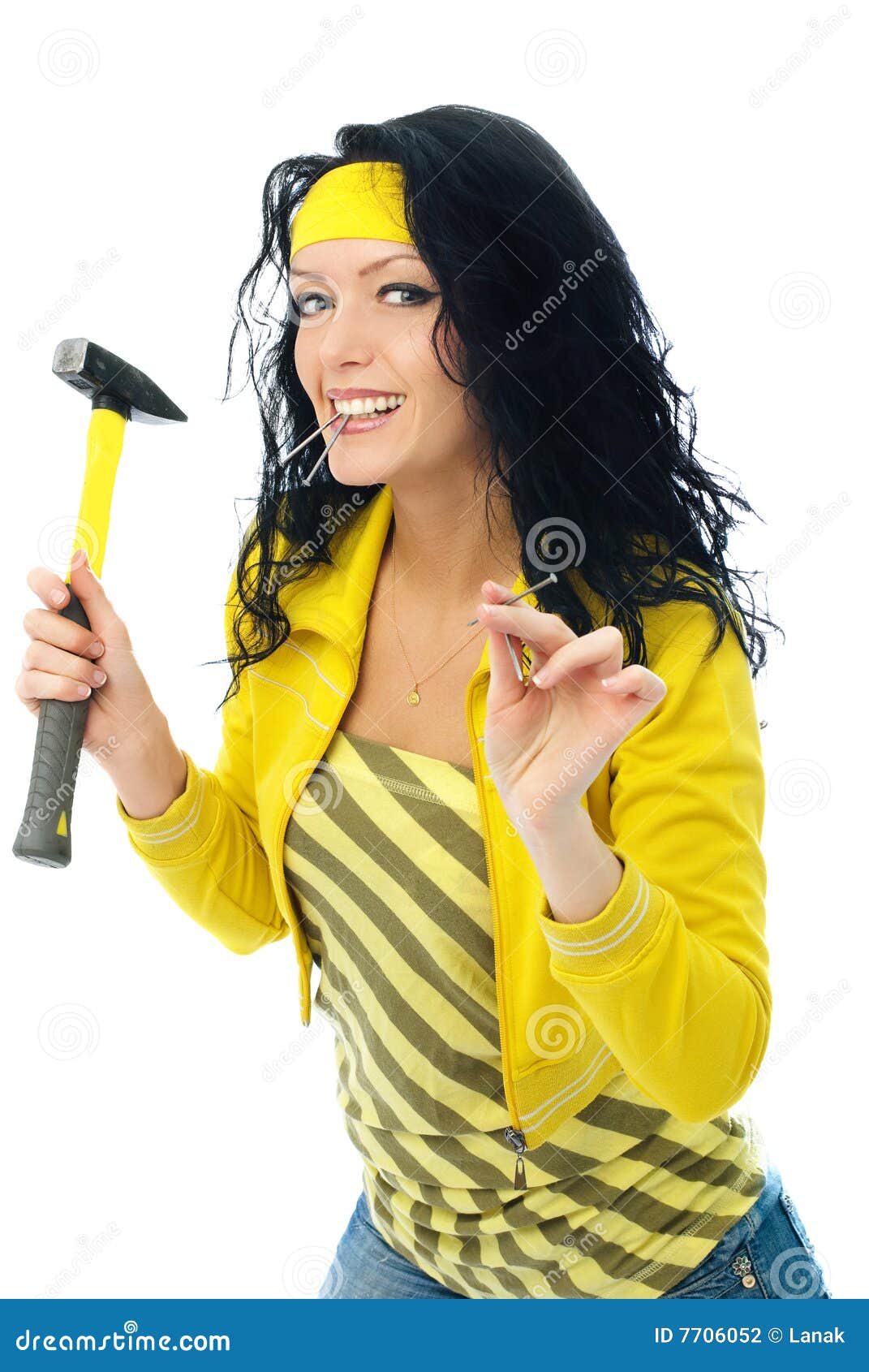 The Woman With A Hammer Royalty-Free Stock Photography | CartoonDealer ...