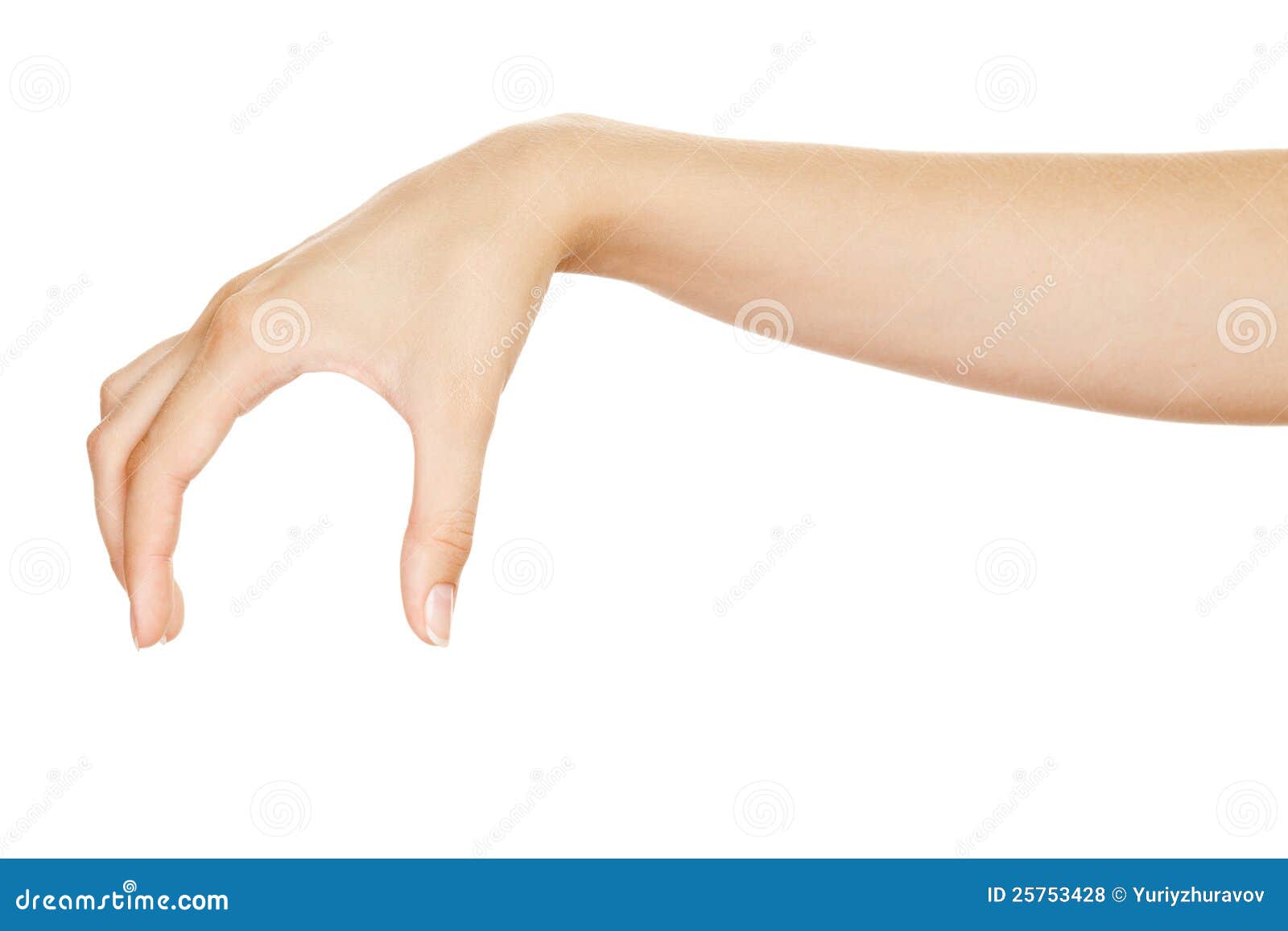 Beautiful Woman Hand Holding Items Royalty Free Stock Photos - Image ...