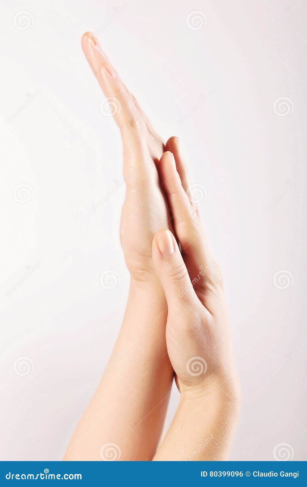 Beautiful Woman Hands Caressing Stock Photo - Image of beautiful ...