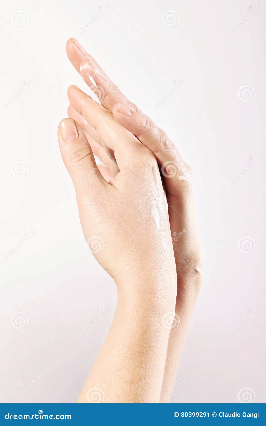 Beautiful Woman Hands Caressing Stock Image - Image of beautiful, slim ...