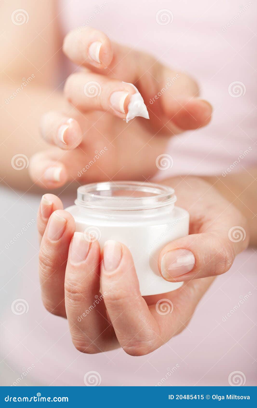 Beautiful Woman Hands with Cream Stock Image - Image of lifestyle ...