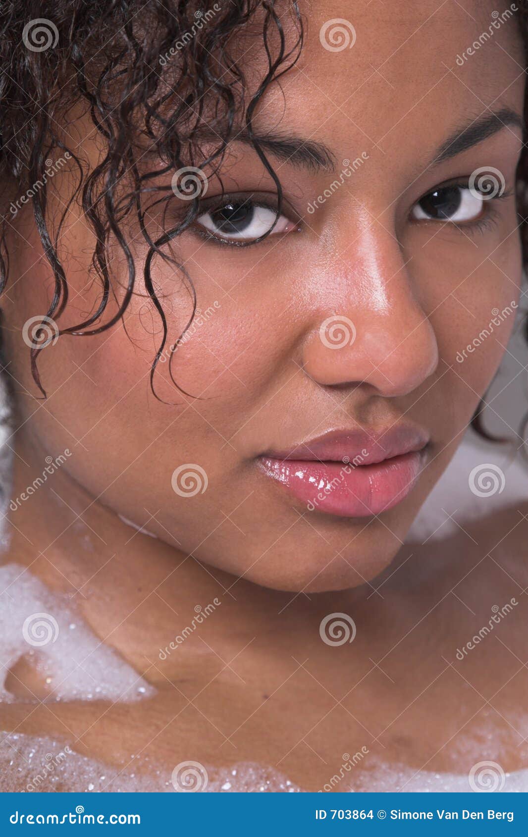 Beautiful Woman Having a Bath Stock Photo - Image of people, natural ...
