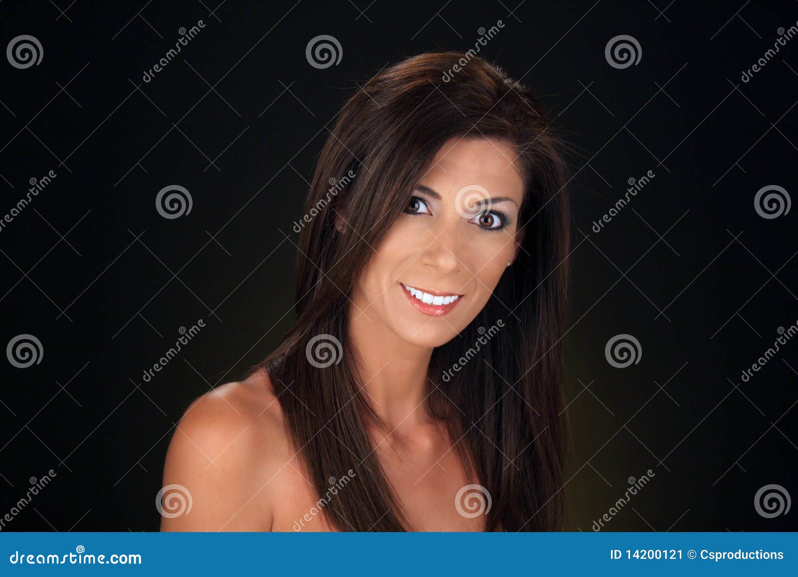 Beautiful Woman, Headshot (1) Stock Image - Image of person, cottle ...