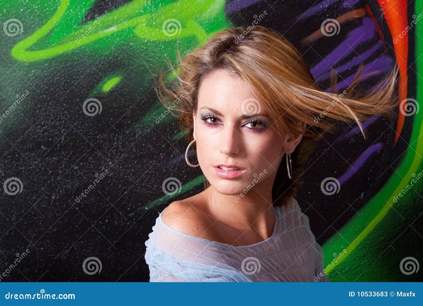 Beautiful woman headshot stock image. Image of posing - 10533683