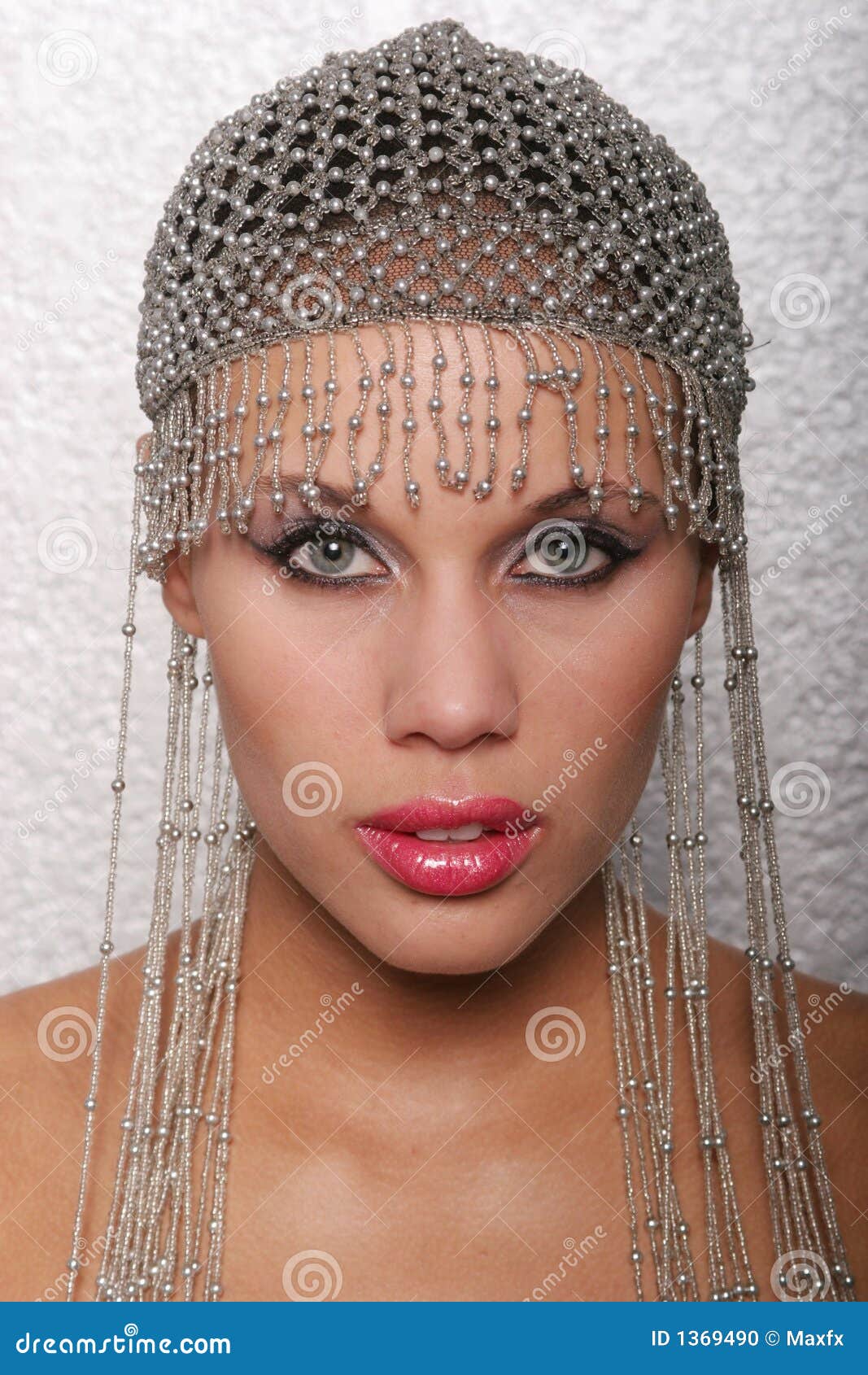 Beautiful woman headshot stock photo. Image of female - 1369490