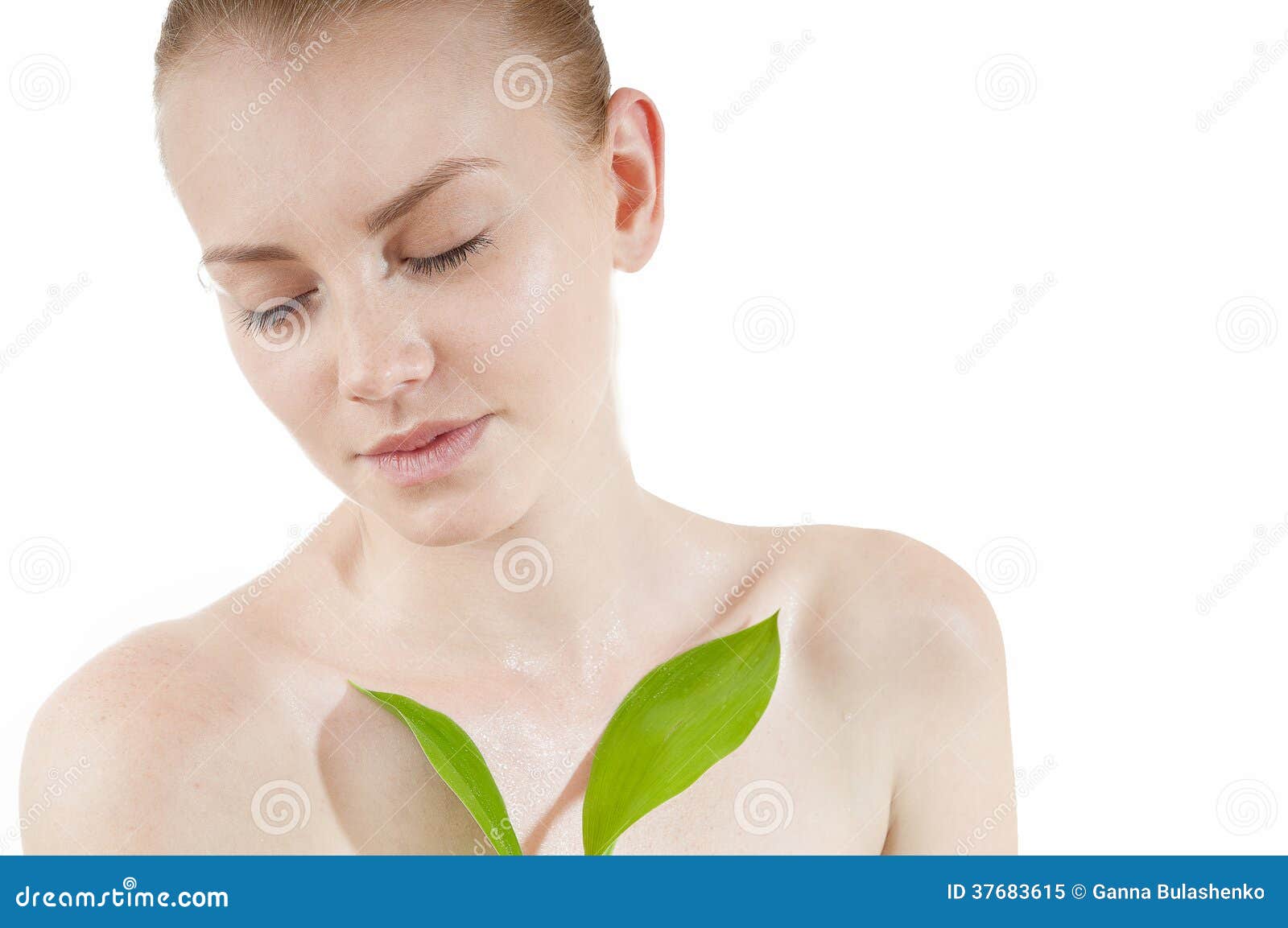 Beautiful Woman with a Healthy Complexion. Stock Image - Image of care ...
