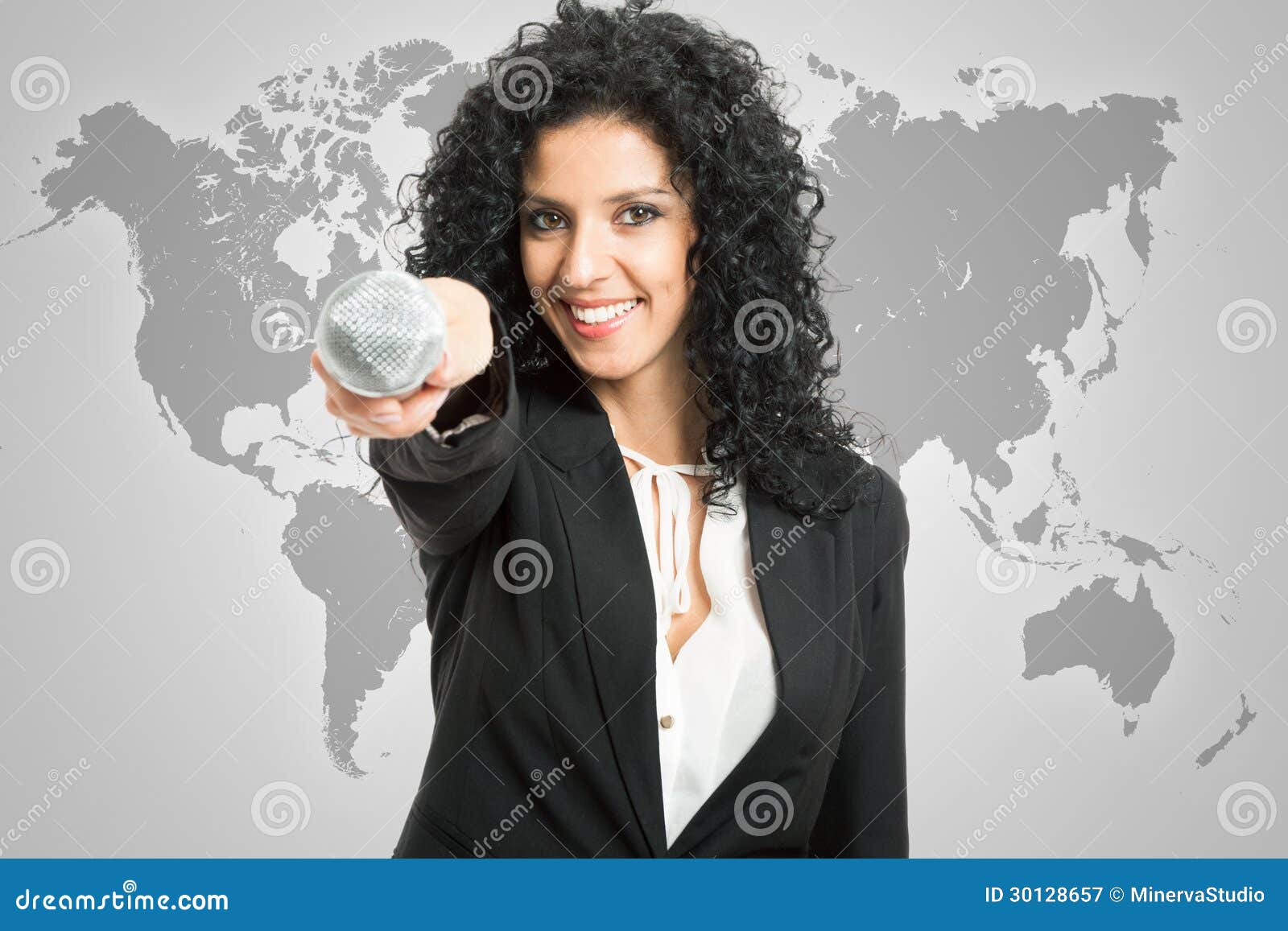 Interview stock image. Image of microphone, interviewer - 30128657
