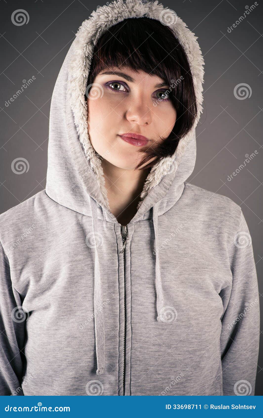 Beautiful Woman in a Jacket Stock Image - Image of european, person ...