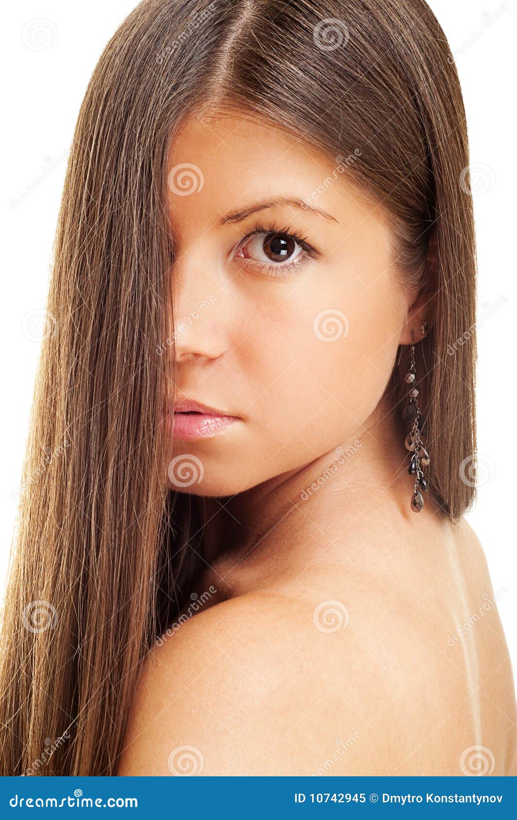Beautiful Woman with Long Hair Stock Image - Image of girl, attractive ...