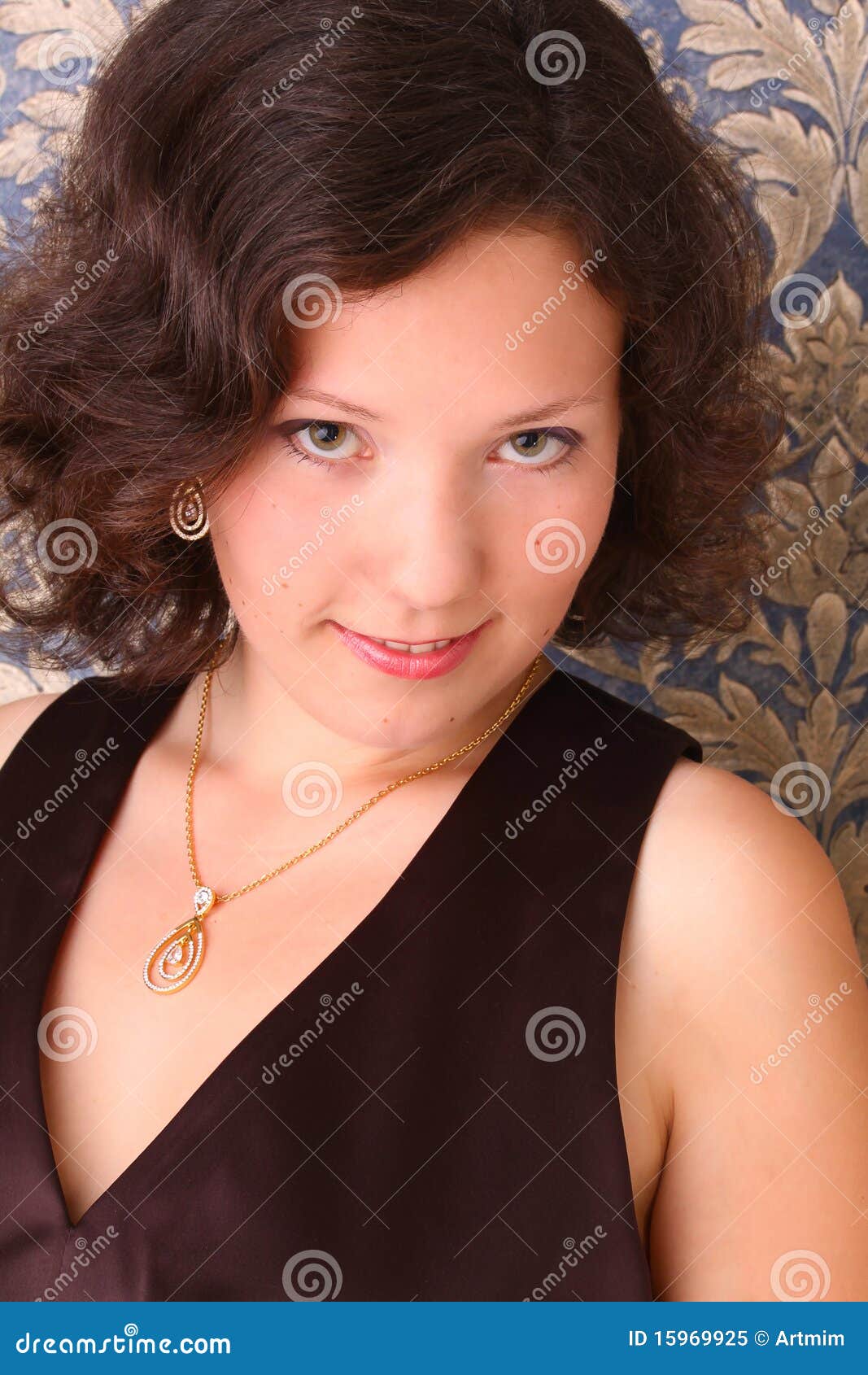 Beautiful Woman Look at Camera Stock Image - Image of young, luxury ...