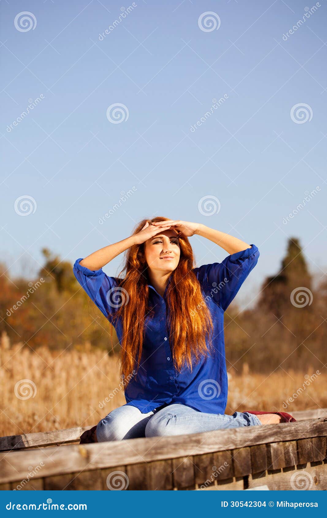 Beautiful Woman Looking Forward Stock Photo - Image of fashion, cute ...