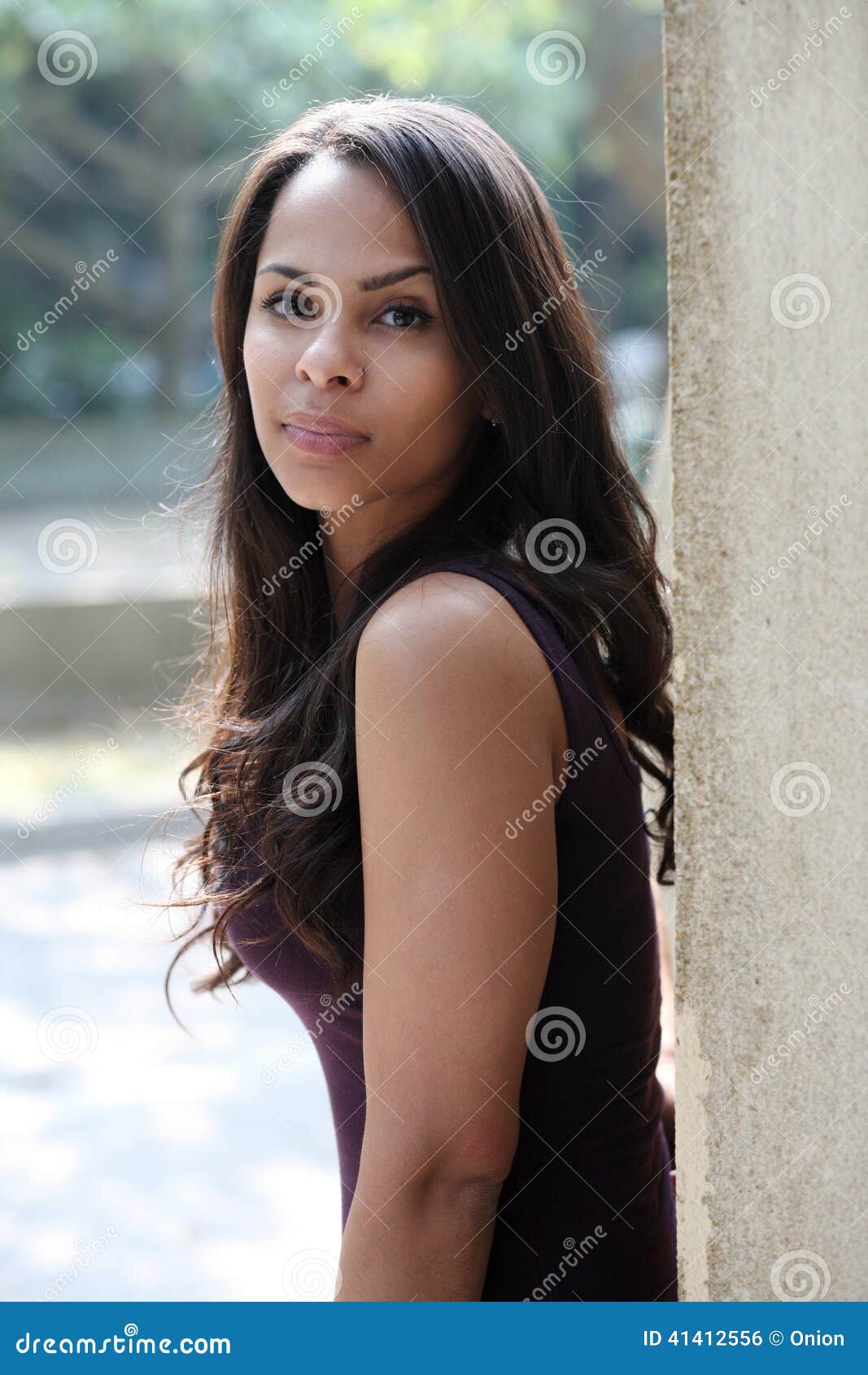 Beautiful woman stock photo. Image of attractive, happy - 41412556