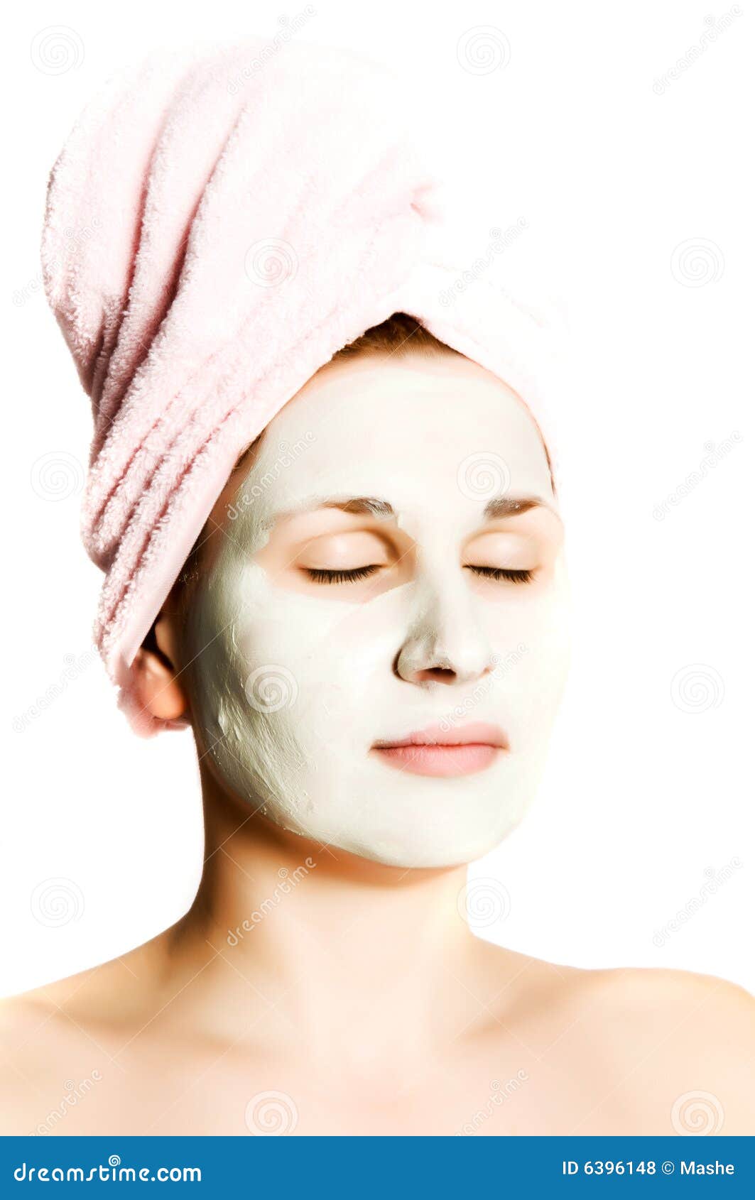 Beautiful woman with mask stock photo. Image of cure, person - 6396148