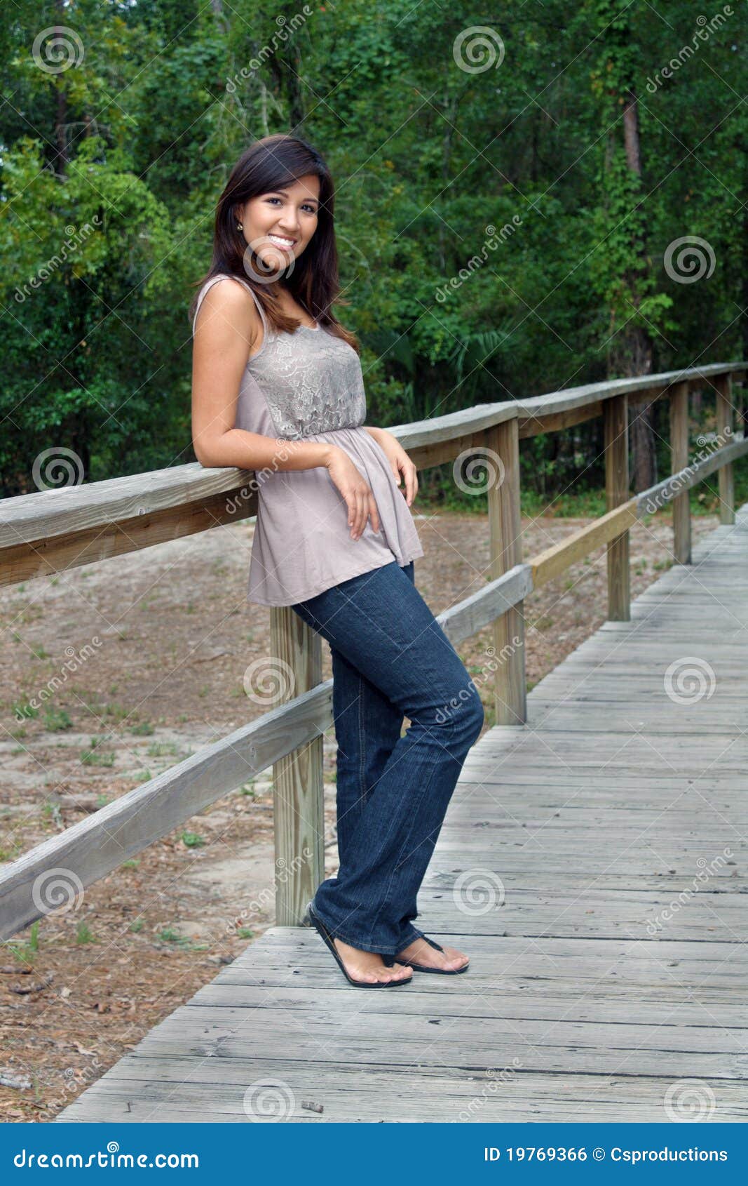 Beautiful Woman Outdoors (1) Stock Photo - Image of model, smile: 19769366