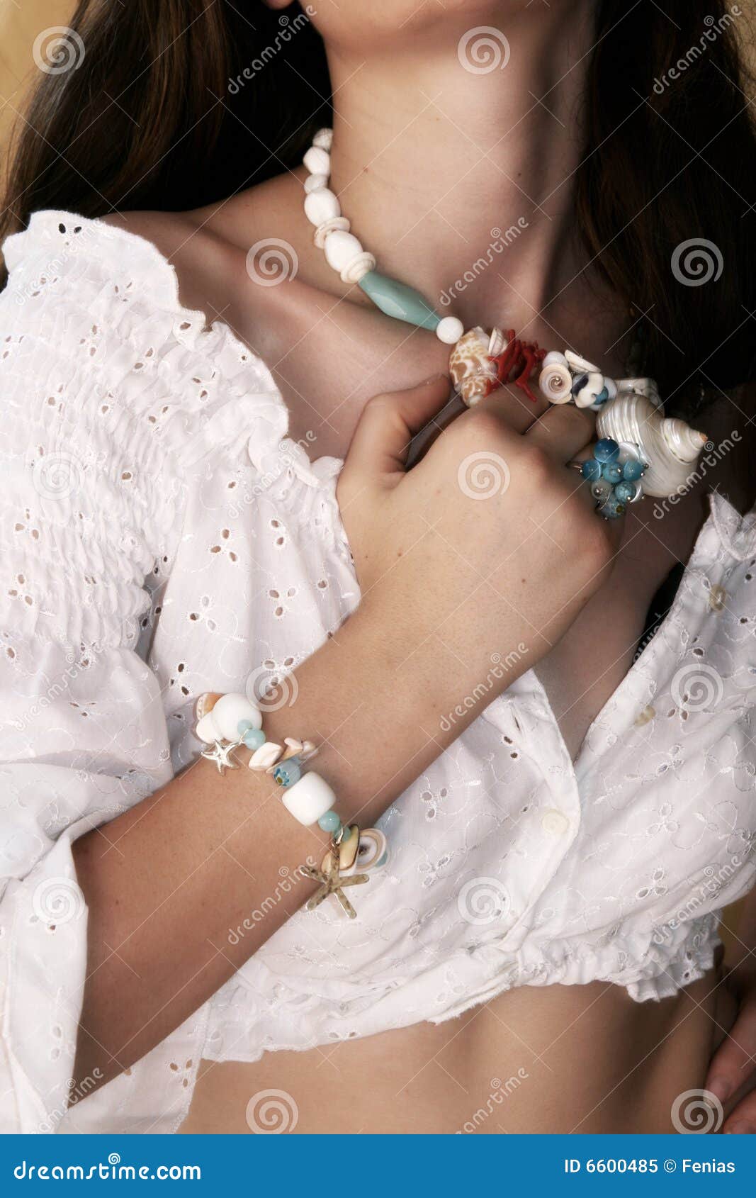 Beautiful woman part stock image. Image of woman, jewellery - 6600485