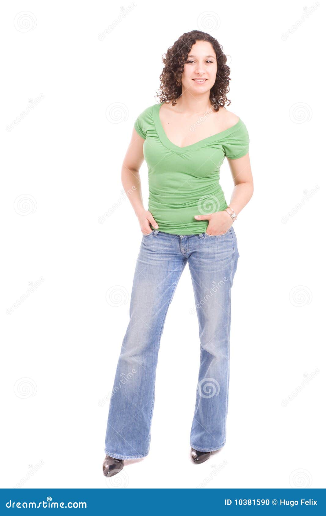 Beautiful woman posing stock photo. Image of attractive - 10381590