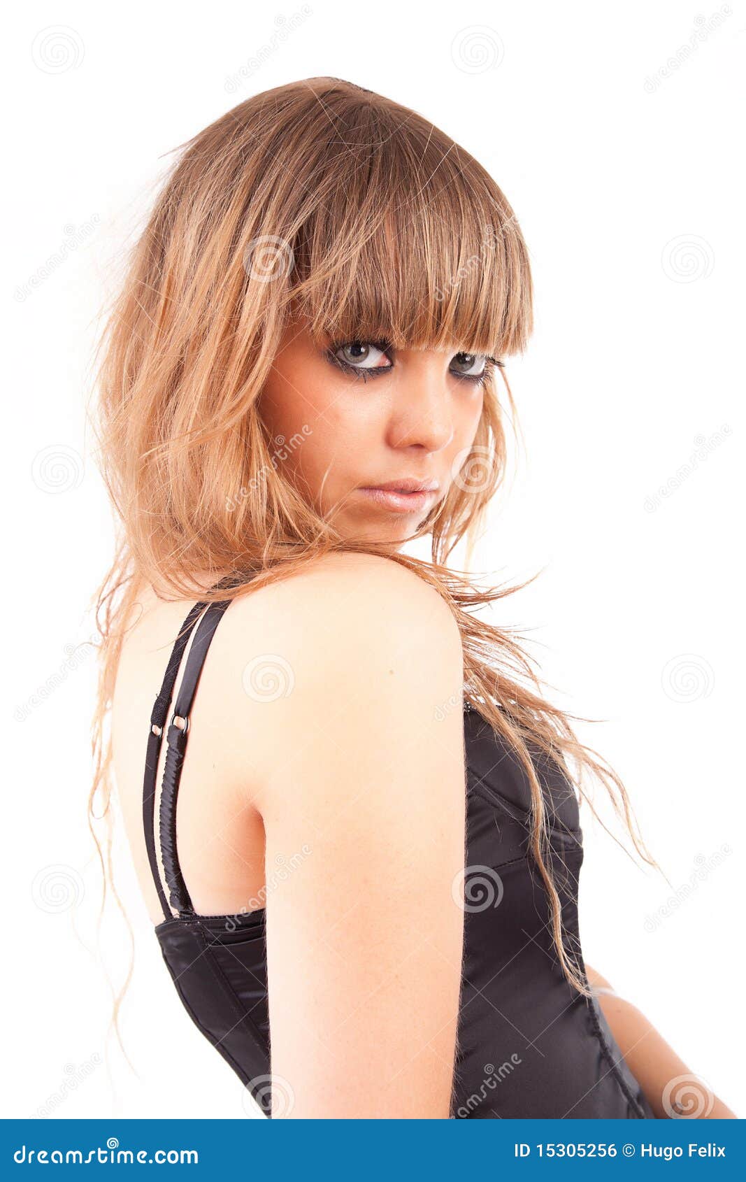 Beautiful woman posing stock photo. Image of model, girl - 15305256