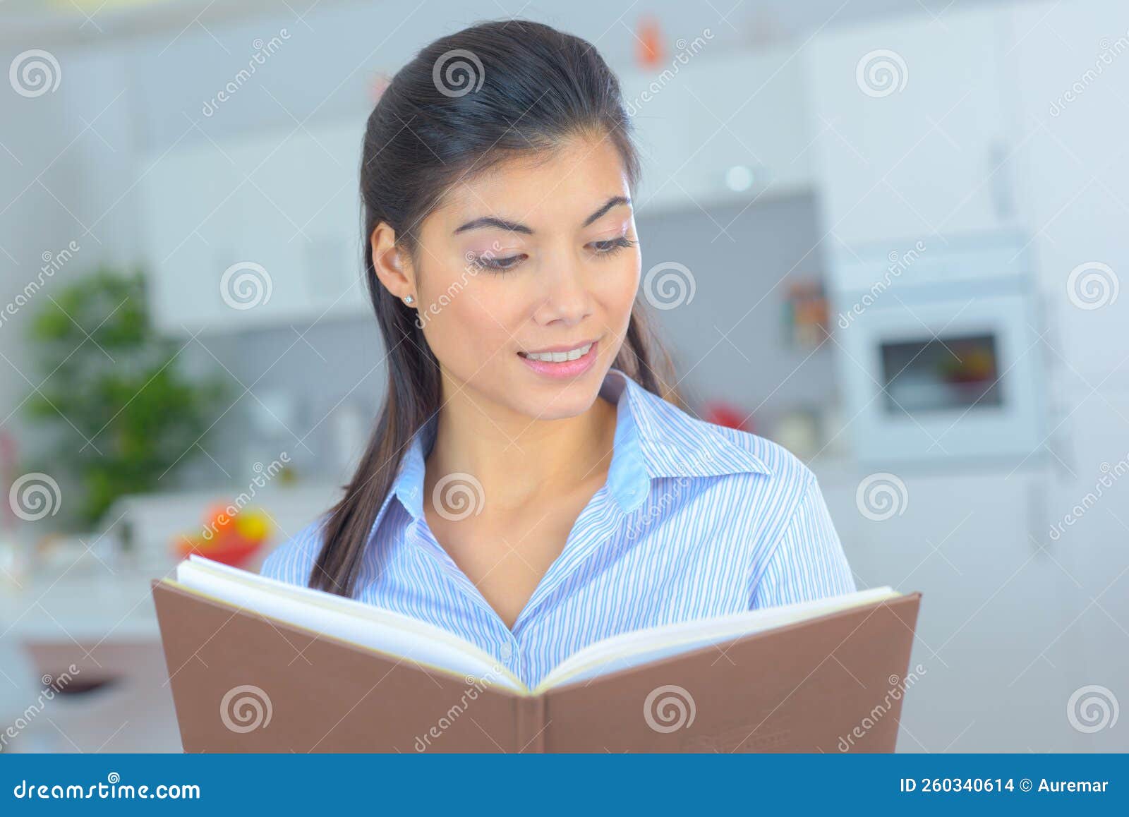 Beautiful Woman Reading Book Stock Photo - Image of comfortable ...