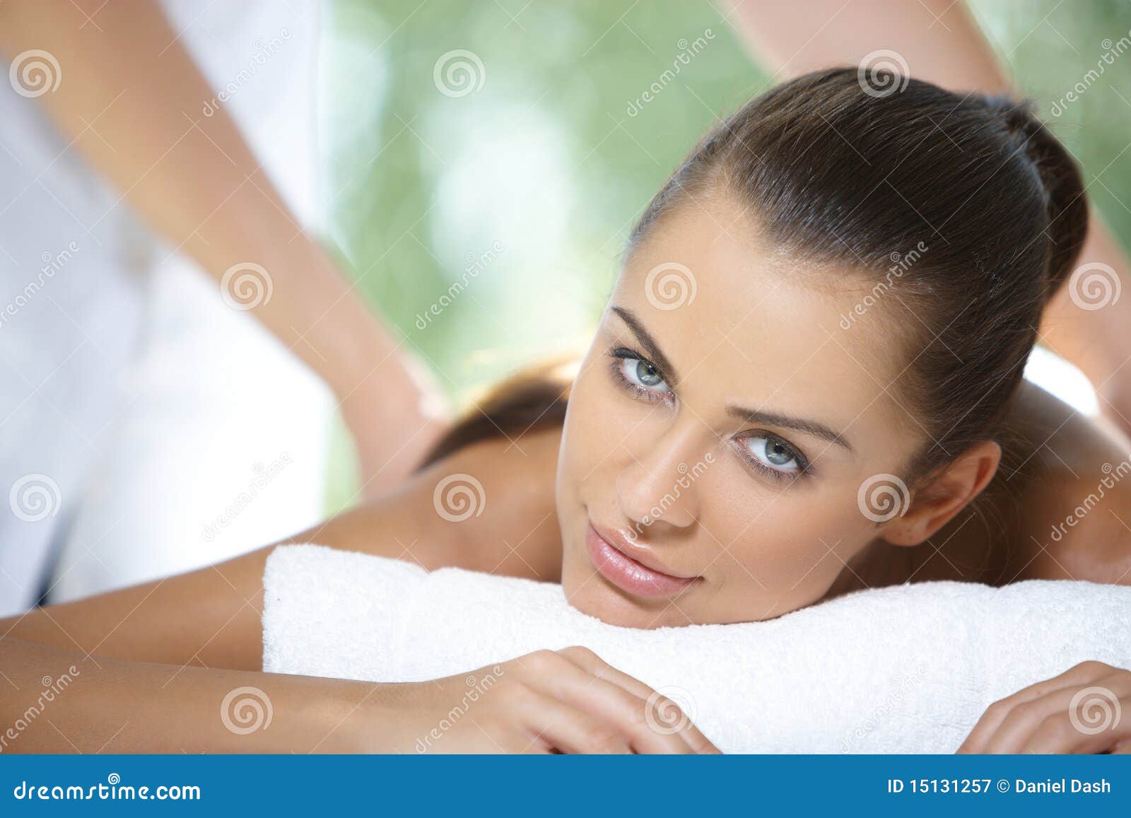 Beautiful woman is resting stock image. Image of care - 15131257
