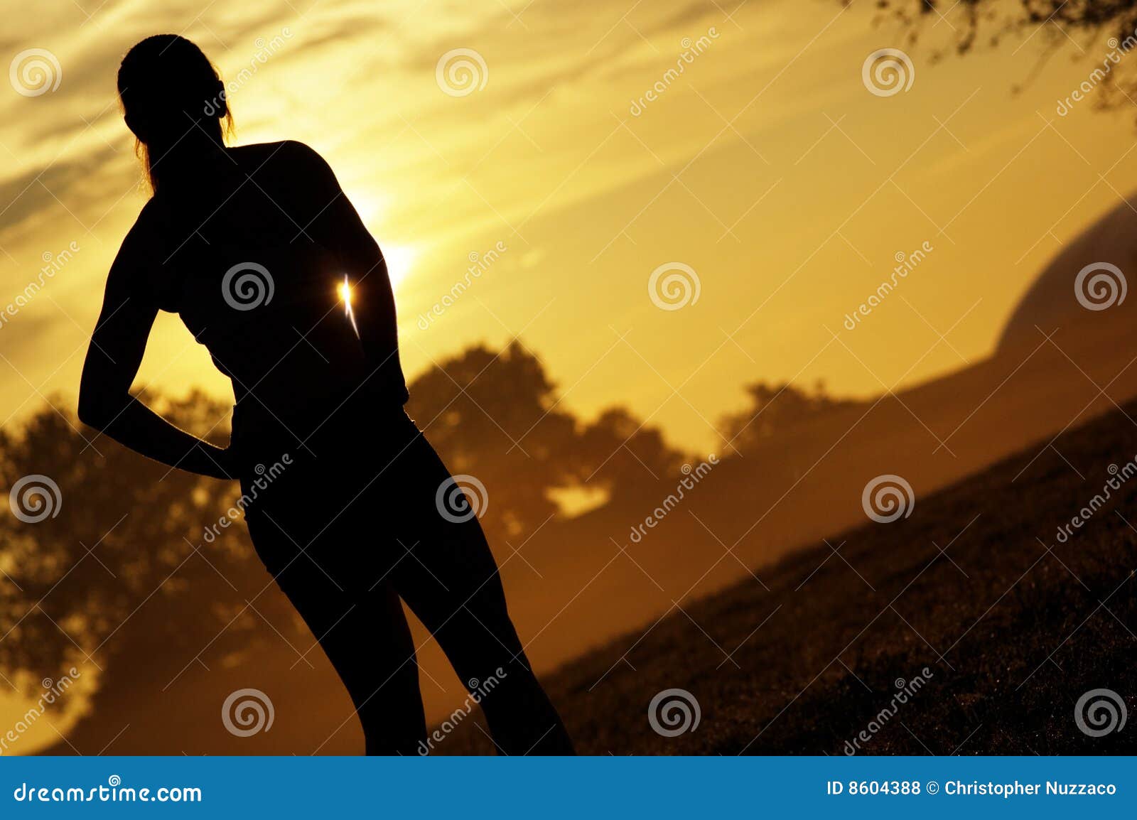 Beautiful Woman Runner stock photo. Image of healthy, copyspace - 8604388