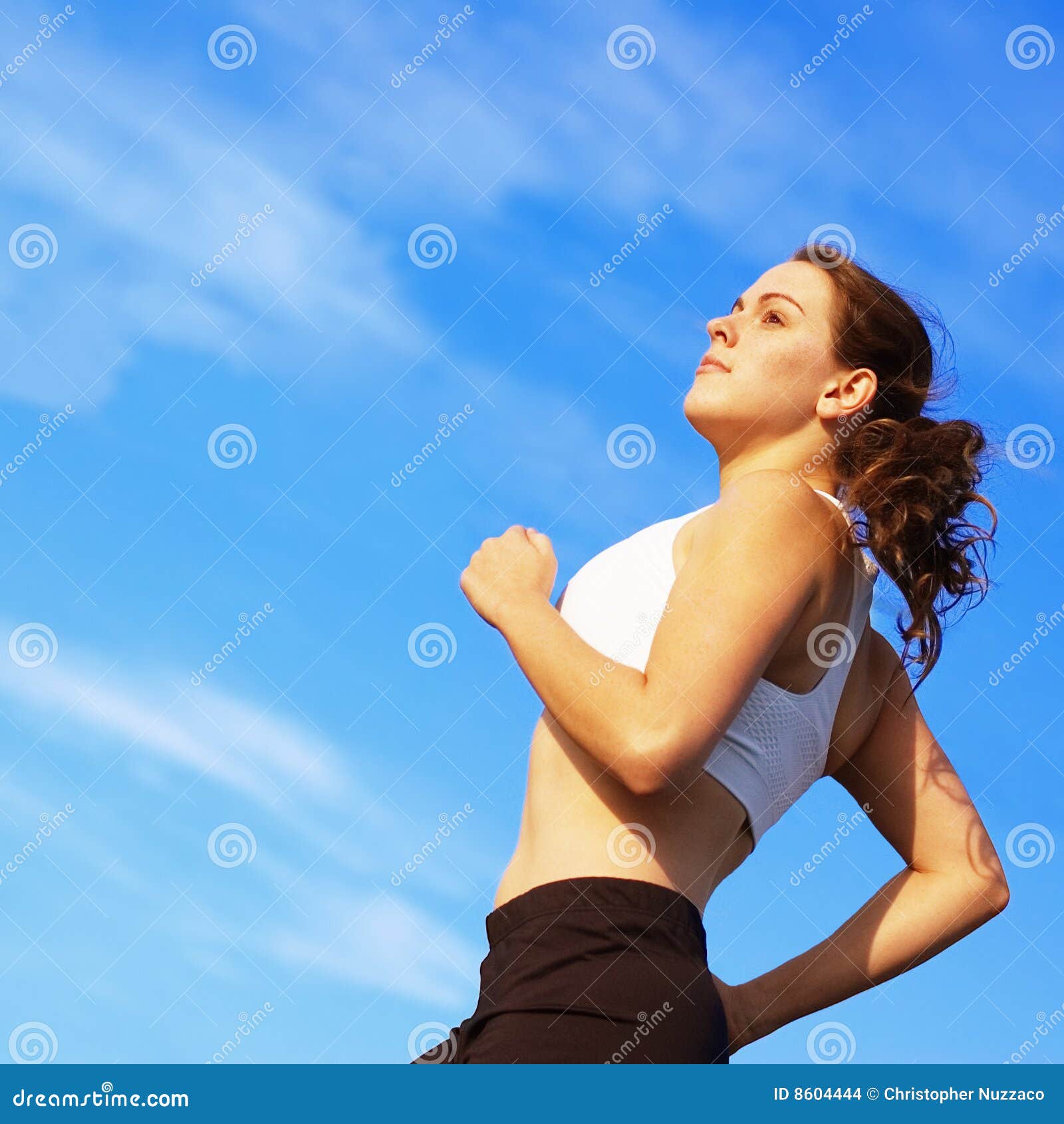 Beautiful Woman Runner Stock Images - Image: 8604444