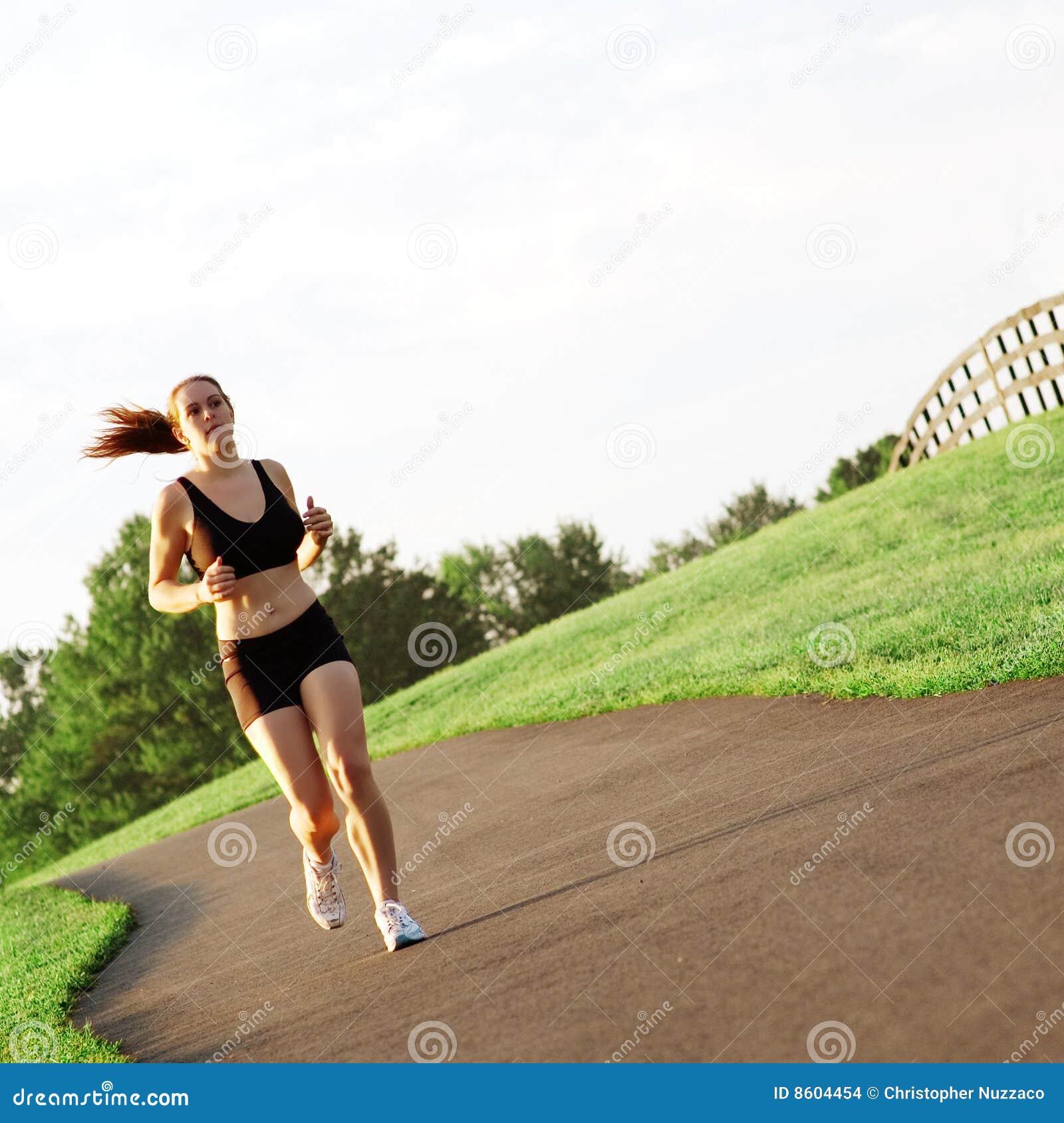 Beautiful Woman Runner stock photo. Image of athlete, human - 8604454