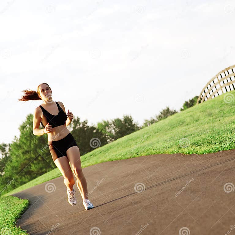 Beautiful Woman Runner stock photo. Image of athlete, human - 8604454