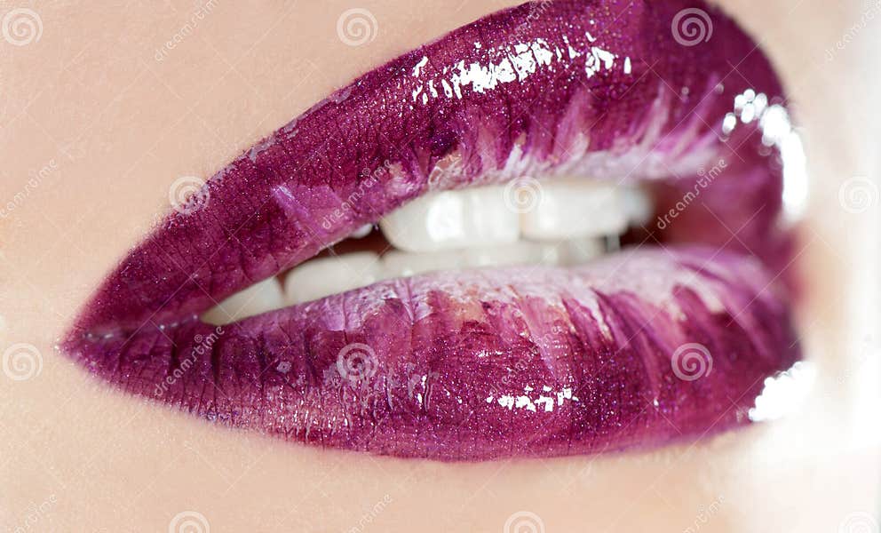Beautiful woman s lips stock image. Image of desire, makeup - 25754787