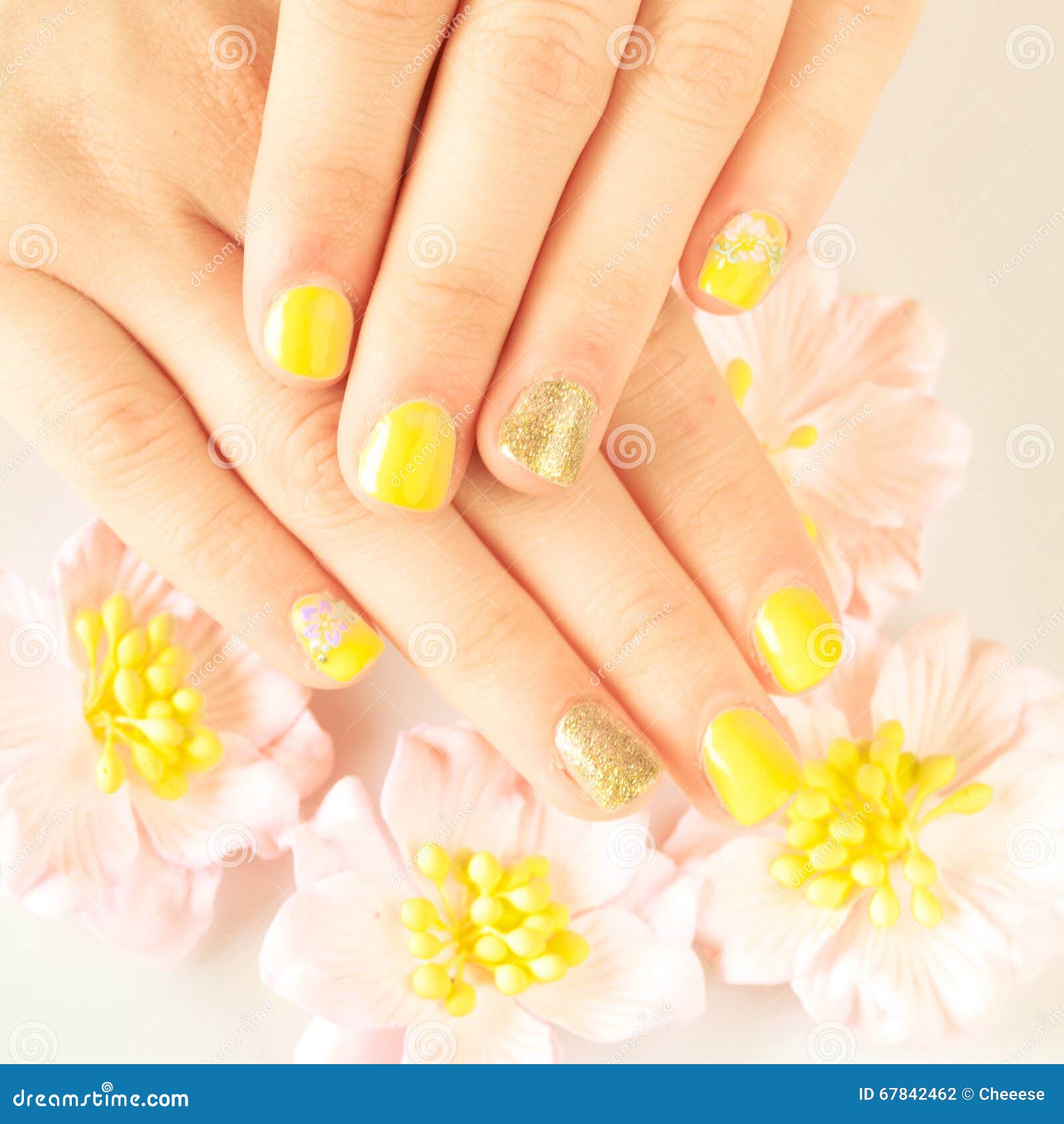 Beautiful woman s nails stock photo. Image of lacquer - 67842462