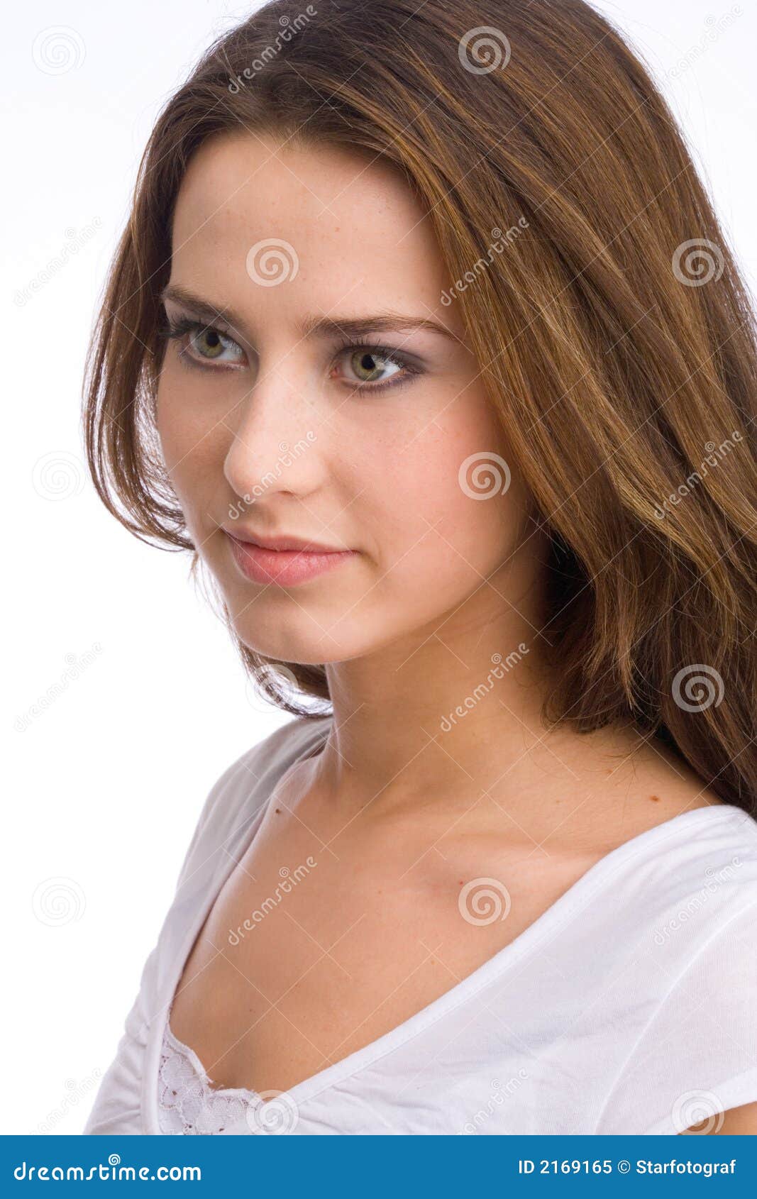 Beautiful woman s portrait stock image. Image of neat - 2169165