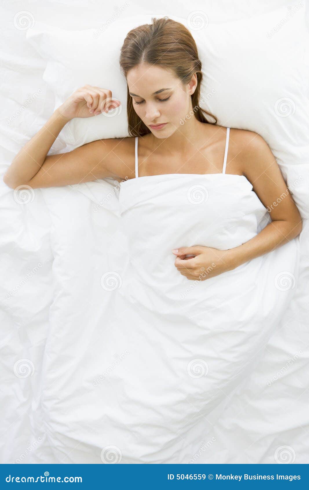 Beautiful woman sleeping stock image. Image of relaxing - 5046559