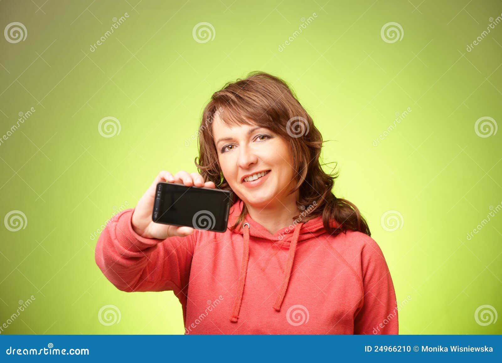 Beautiful Woman with Smartphone Stock Photo - Image of contemporary ...