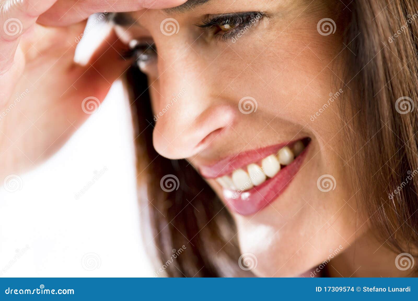 Beautiful Woman Smile stock photo. Image of isolated - 17309574