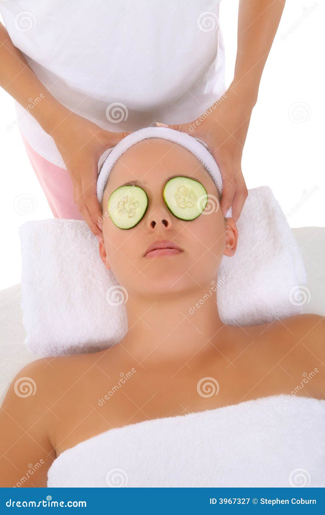 Beautiful Woman at Spa stock image. Image of facial, beauty - 3967327