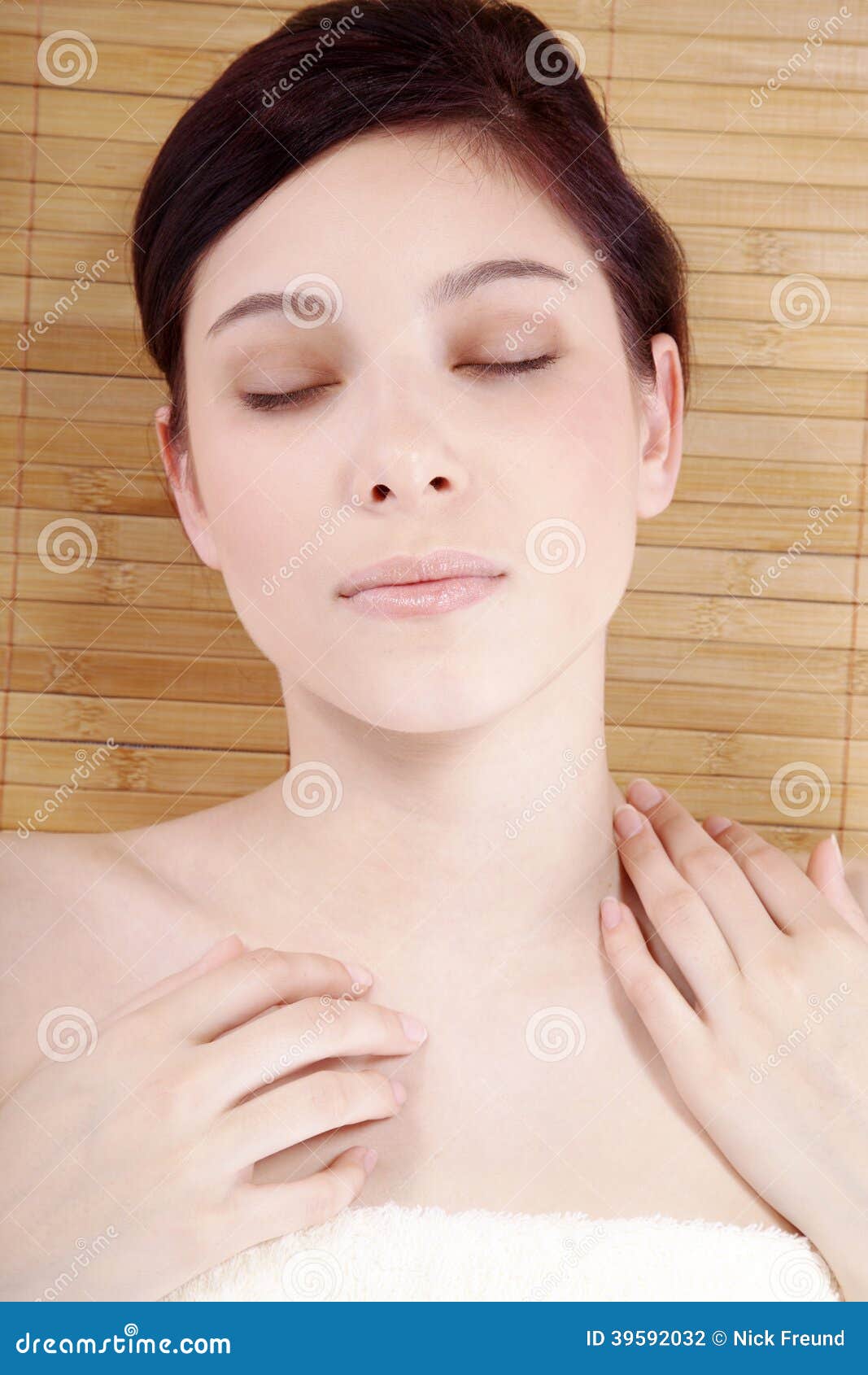 Beautiful woman at spa stock photo. Image of care, hygiene - 39592032