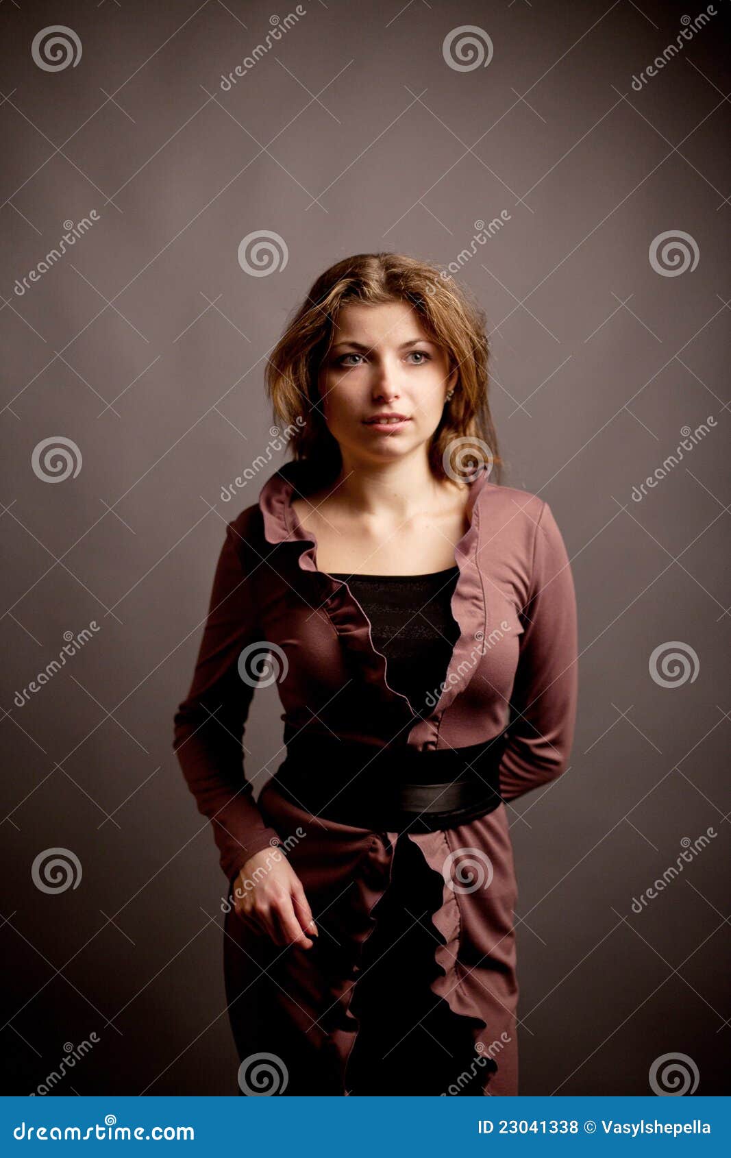Beautiful woman in studio stock photo. Image of youth - 23041338