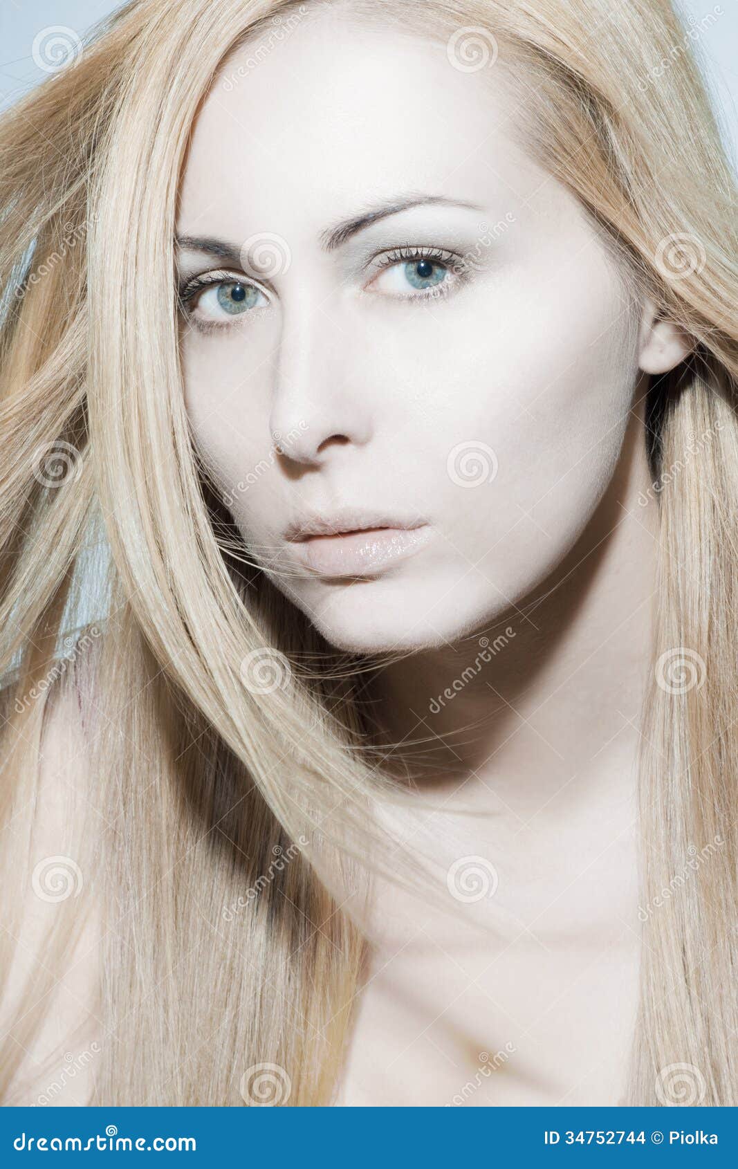 Beautiful Woman Studio Shot Stock Photo - Image of hair, beautiful ...