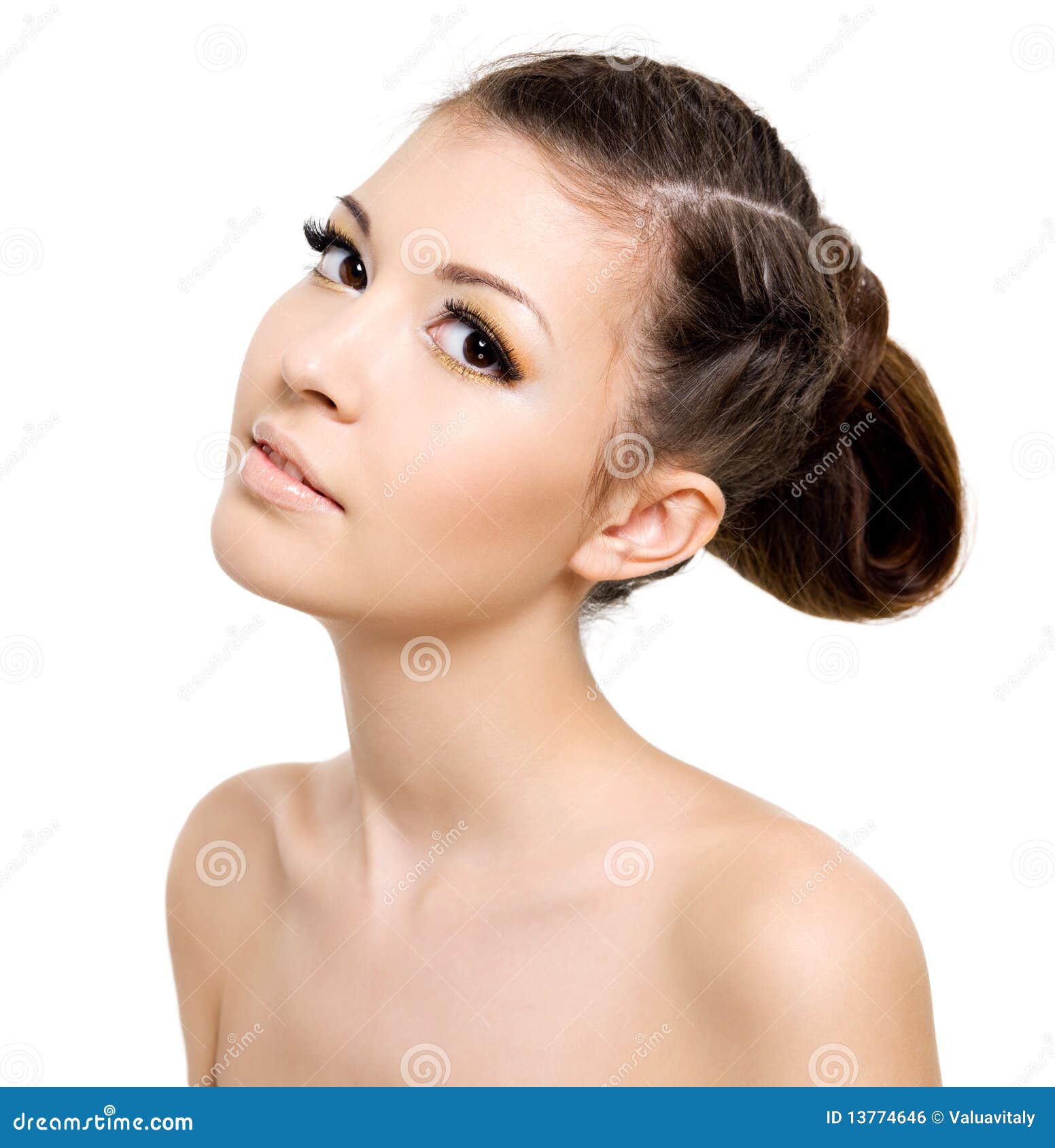 Beautiful Woman with Style Hairstyle Stock Photo - Image of fashion ...