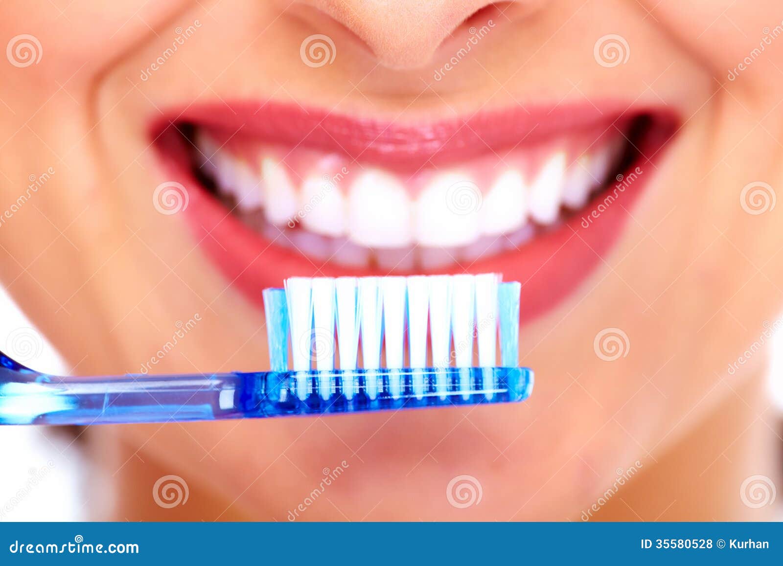 Beautiful Woman with Toothbrush. Stock Photo - Image of brushing, face ...