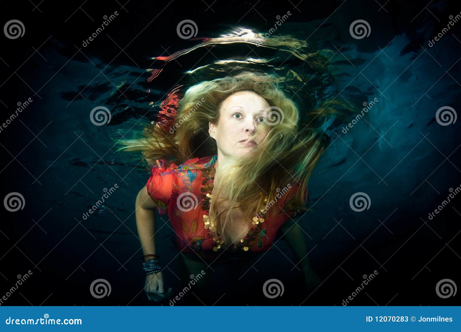 Beautiful woman underwater stock image. Image of girl - 12070283